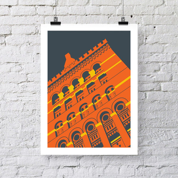 The Granary, Bristol, A3 or A2 Architectural Art Print by Susan Taylor ...