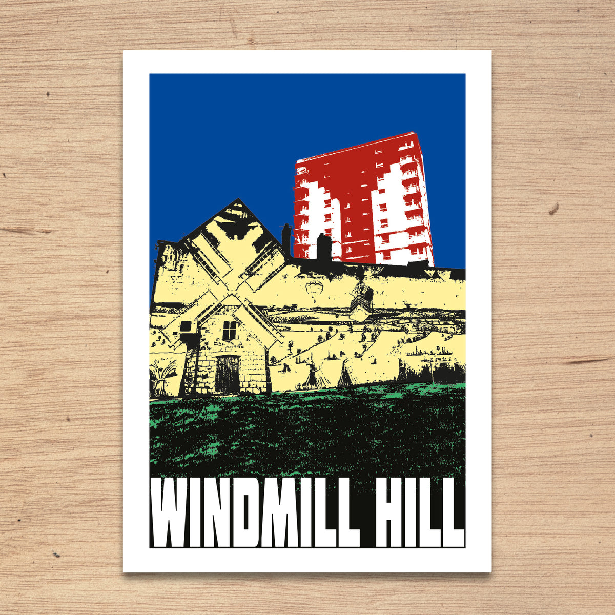 Windmill Hill Bristol A4 or A3 Print by Susan Taylor – The Bristol Shop
